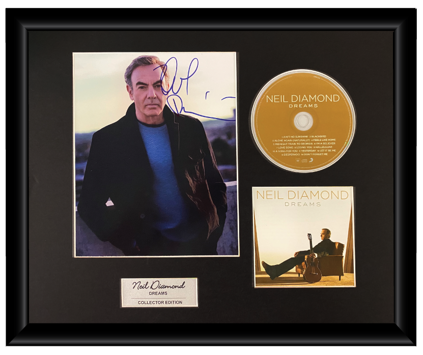 Neil Diamond | Autographed Music CD Display – Greenlight Exclusive