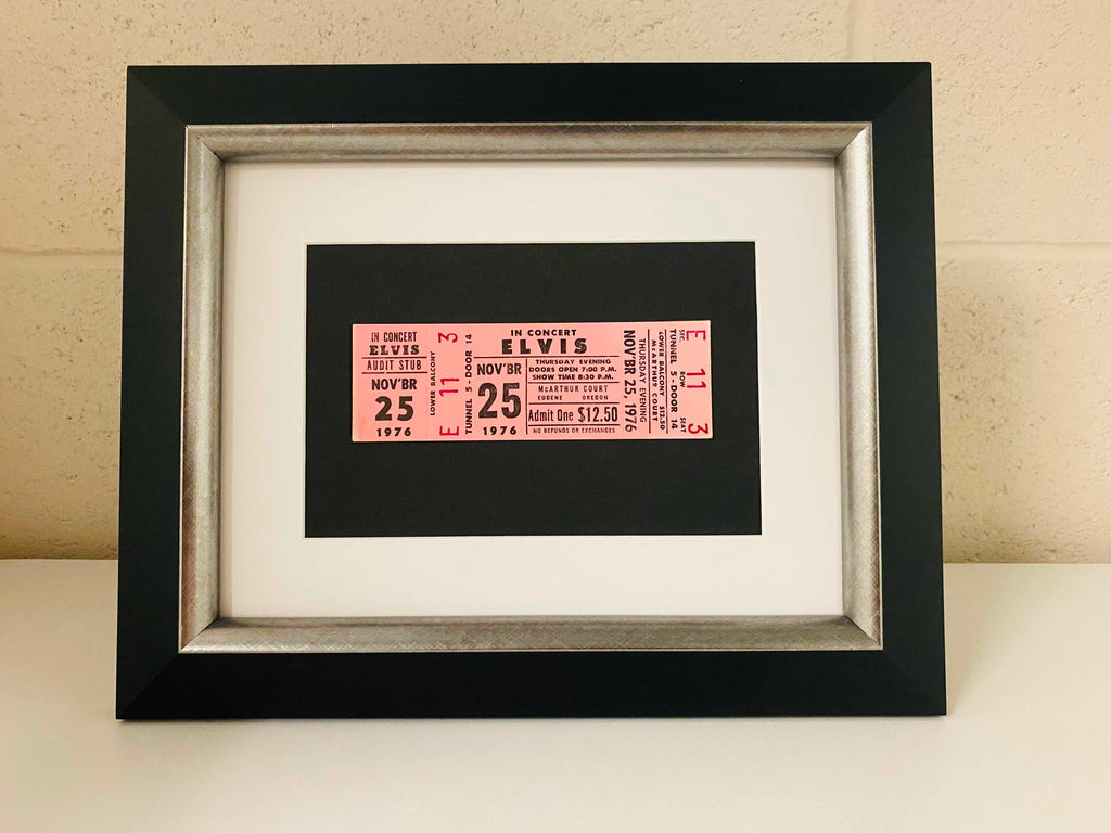 Original Elvis Presley Concert Ticket | Single | Framed – Greenlight ...