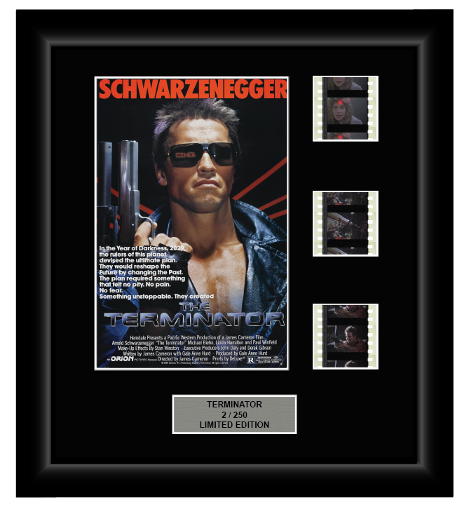 The Terminator (1984) - 3 Cell Film Display – Greenlight Exclusive
