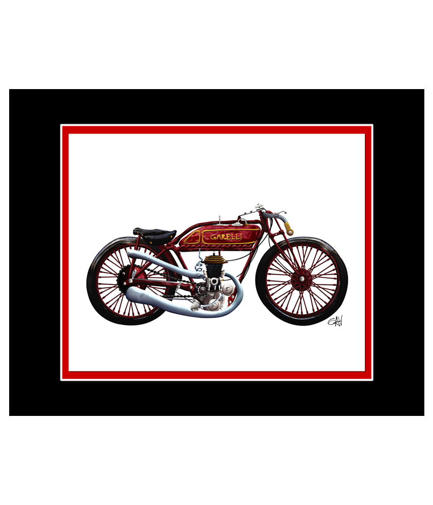Garelli Classic Motorcycle | 8x10 Art Photo by Gav Barbey – Greenlight ...