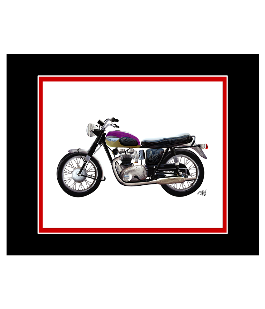 Triumph Classic Motorcycle | 8x10 Art Photo by Gav Barbey – Greenlight ...